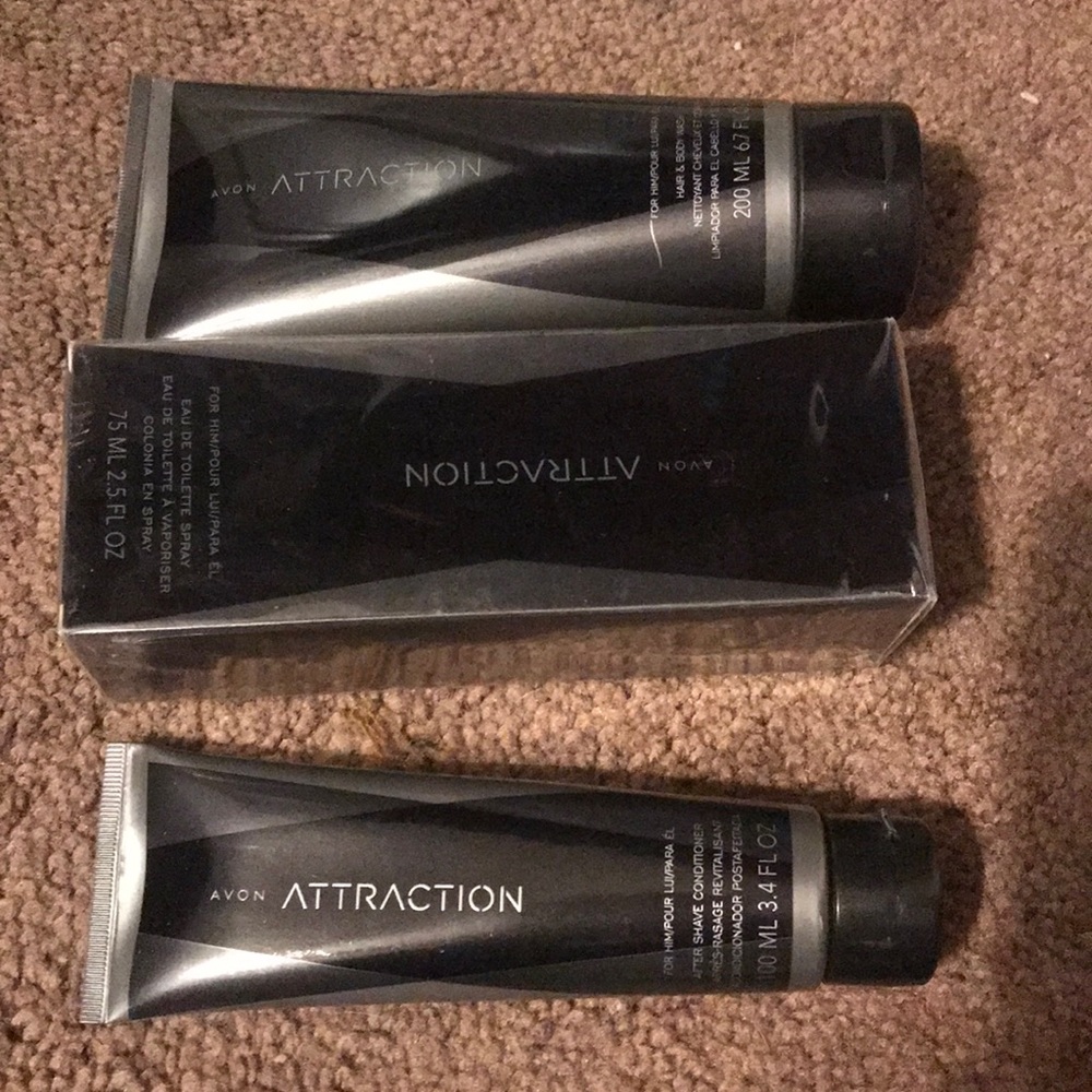 Attraction Cologne Spray 2.5 Aftershave Conditioner 3… - Gem